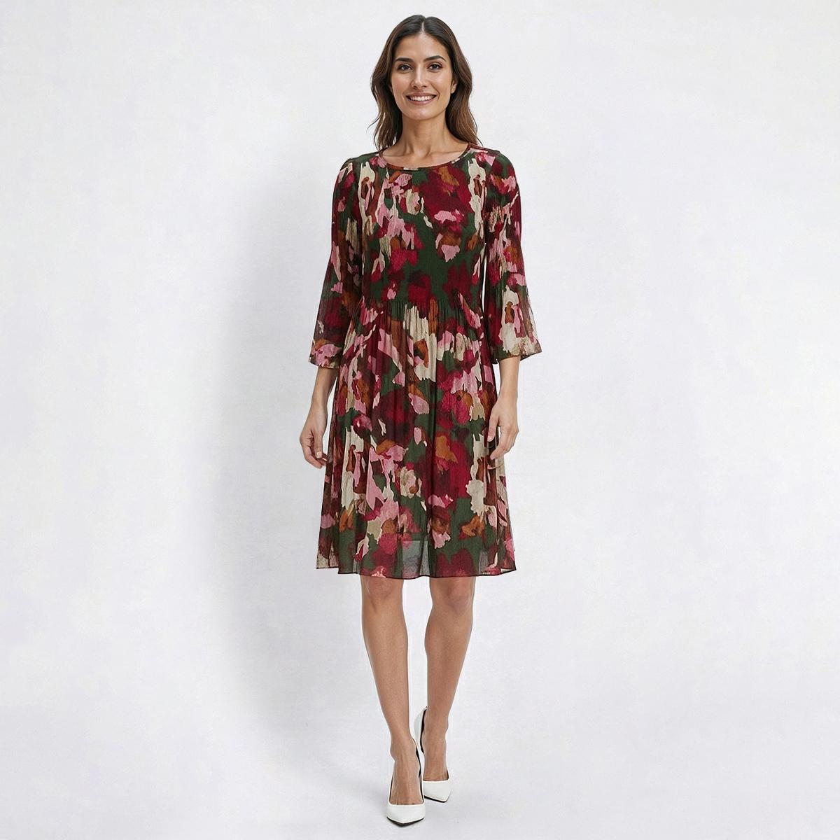 Click here for Womens Ninety Clothing 3/4 Bell Sleeve Pleated A-L... prices